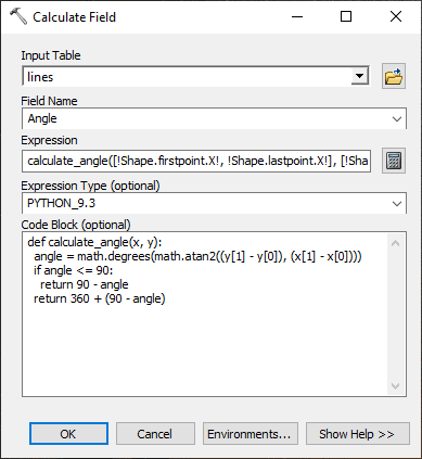 How to Batch Calculate Angles of Lines in ArcGIS Pro/ArcMap · Geo How-tos
